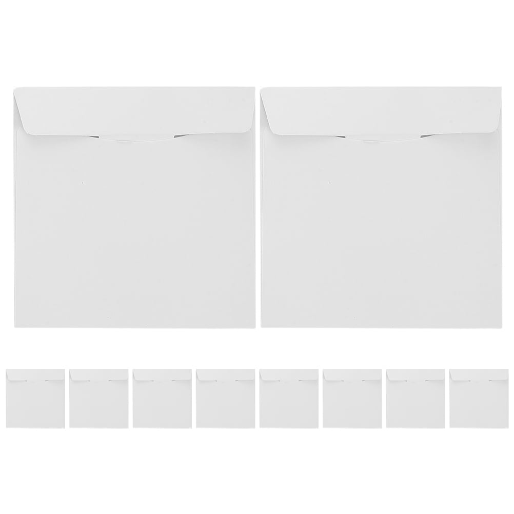 QIDITONG 10pcs White Cardboard CD/DVD Mailer Envelopes CD Shipping ...