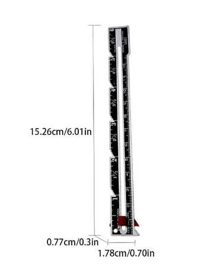 QIDITONG 12pcs Precision Sewing Rulers And Guides For Fabric Measuring ...