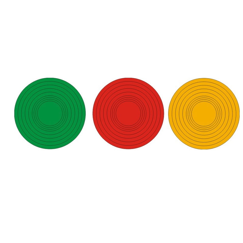 QIDITONG 15pcs Safety Stickers For Pressure Gauge Identification ...