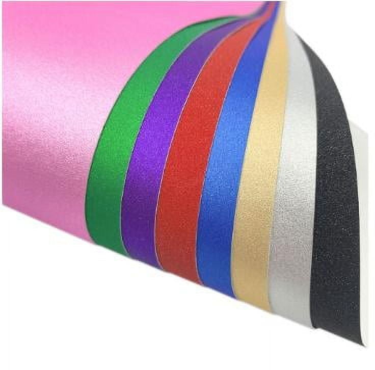 QIDITONG 19 Rolls Glitter Adhesive Vinyl Sheets DIY Projects Cup Decals ...