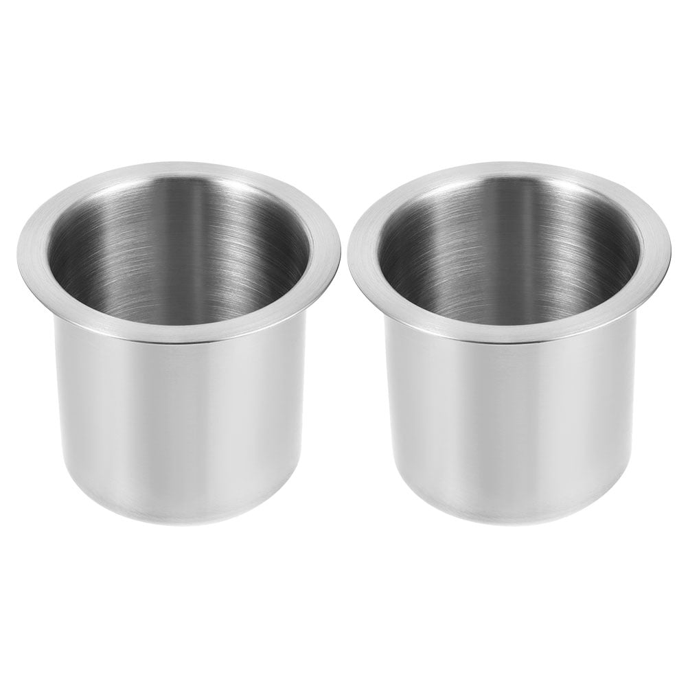 QIDITONG 2 Pcs Stainless Steel Cup Holder Insert for Car Boat RV and ...