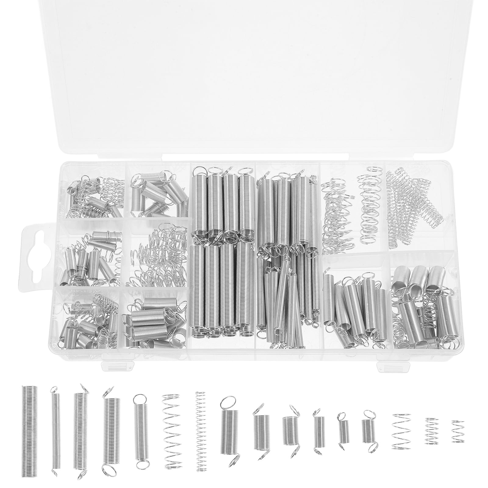 QIDITONG 200Pcs Compression Springs Assortment Kit Different Sizes ...