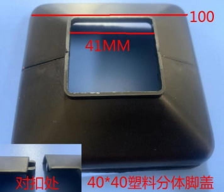 QIDITONG 20pcs Post Base Cover Plastic Post Base Square Cover Plate ...