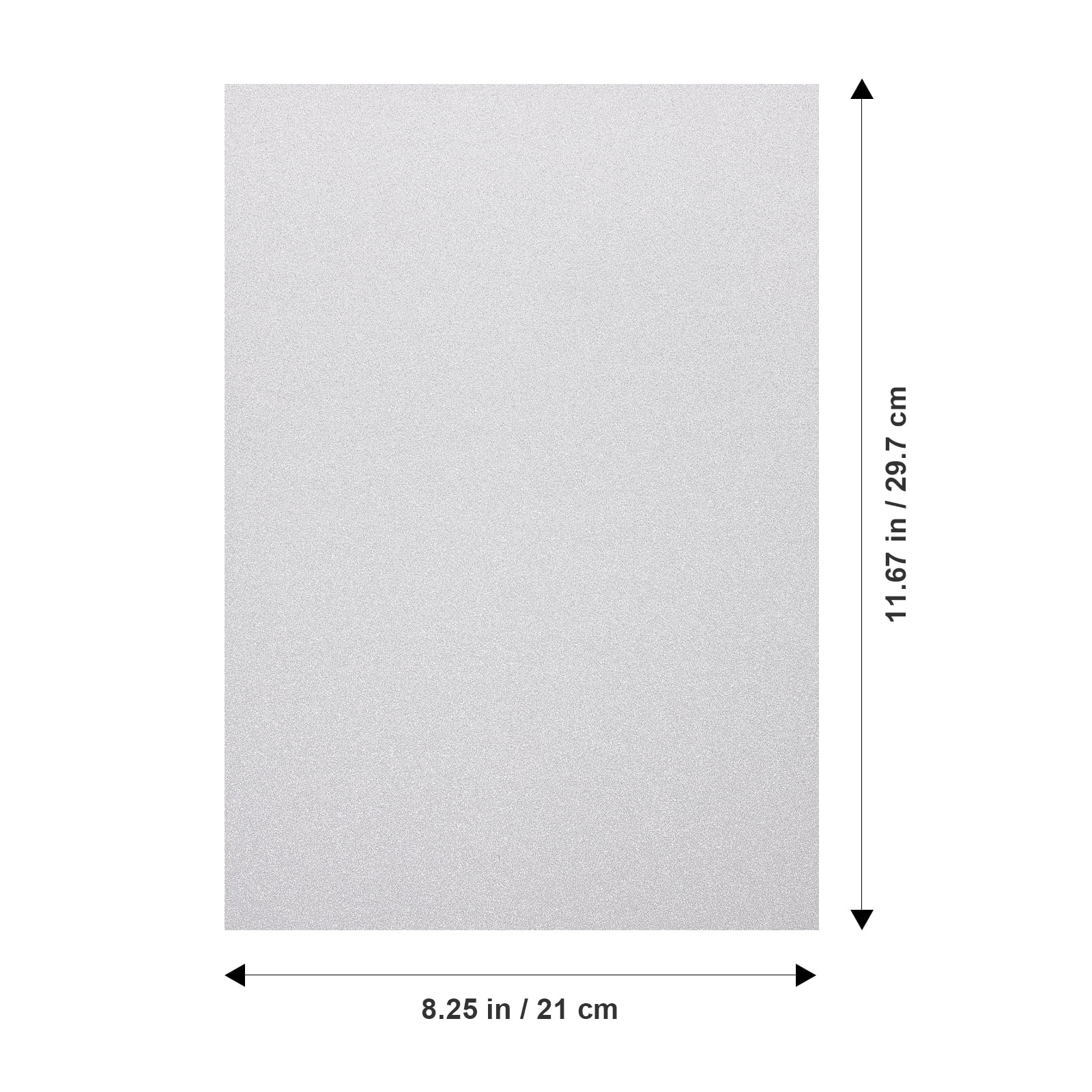 QIDITONG 2Pcs Sparkling Grey Craft Paper Sheets For Diy Projects And ...