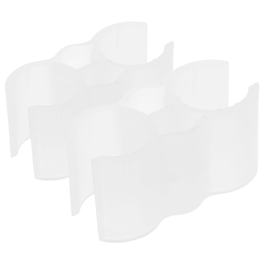 RENACLIPY White Plastic Broom and Dustpan Clamps, , Easy to Install, 2 ...