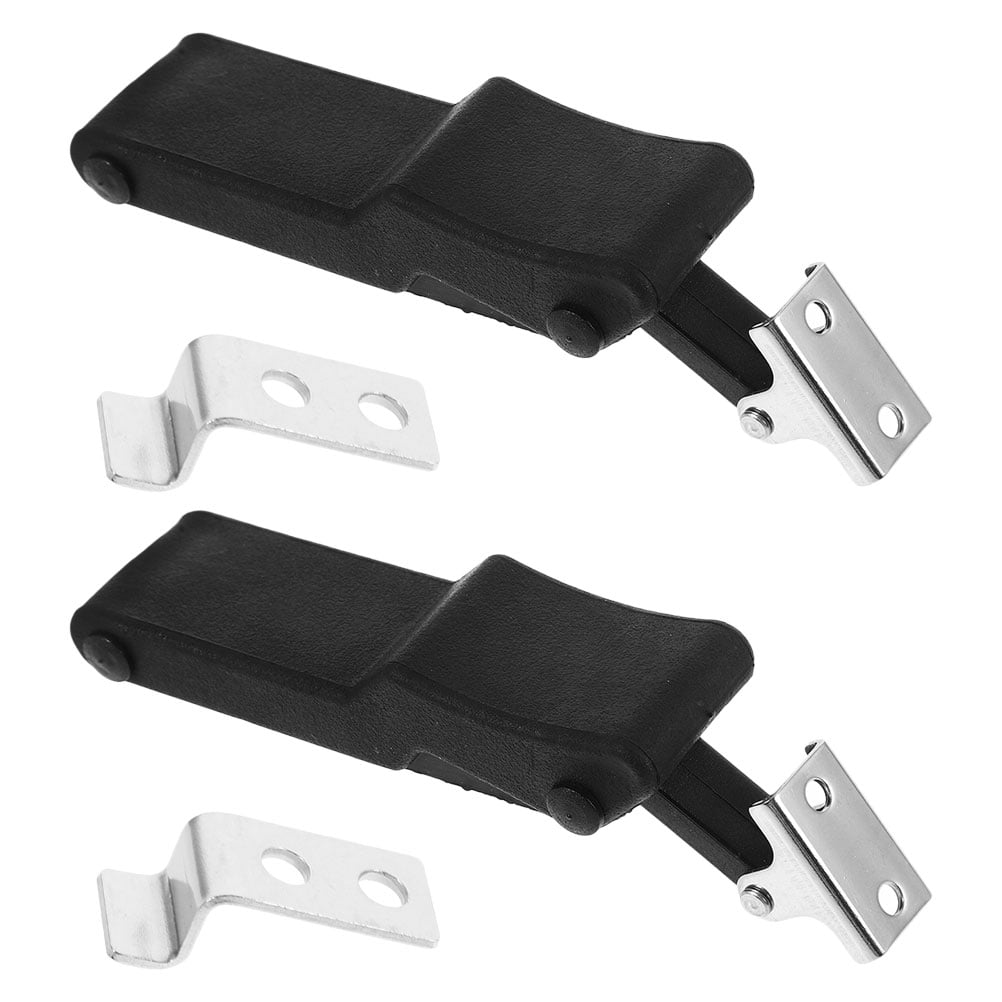 QIDITONG 2pcs Flexible Rubber Hood Latches with Steel Keeper for Engine ...