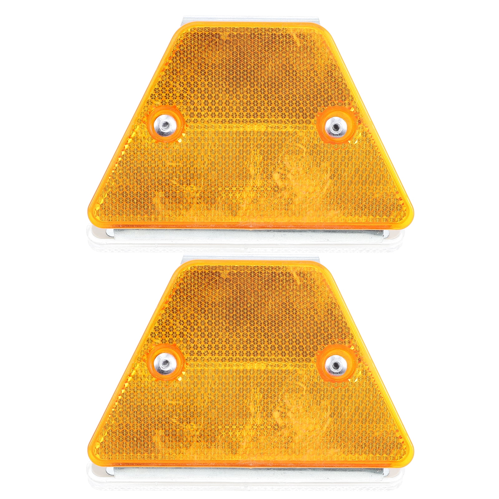 QIDITONG 2pcs Trapezoid Reflective Road Markers Double-Sided Reflectors ...