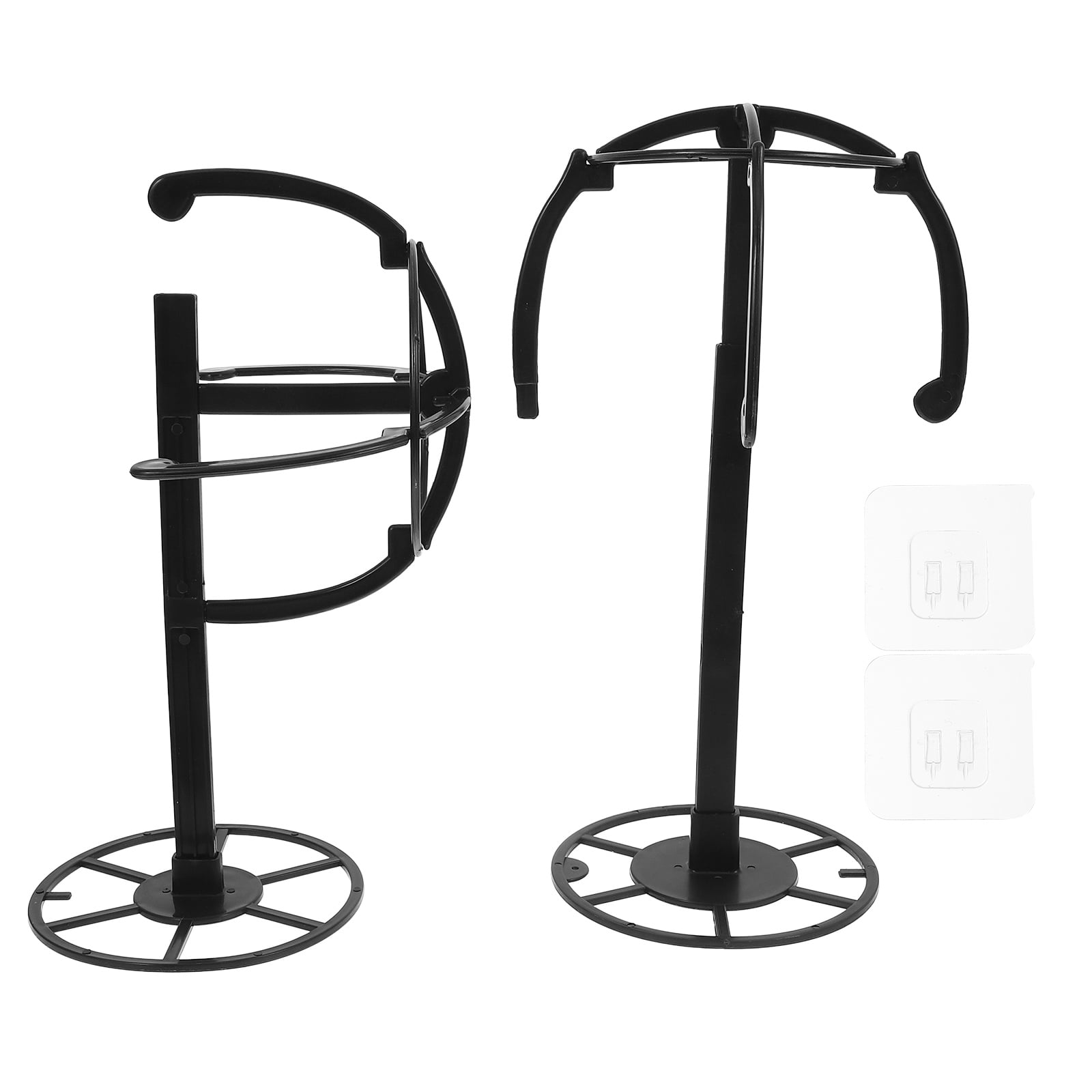 QIDITONG 2pcs Wig Stand For Wall Portable Wig Display Holder Two-In-One ...