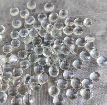 QIDITONG 400 Pcs Flat Glass Marbles For Vase Fillers Decorative Glass ...