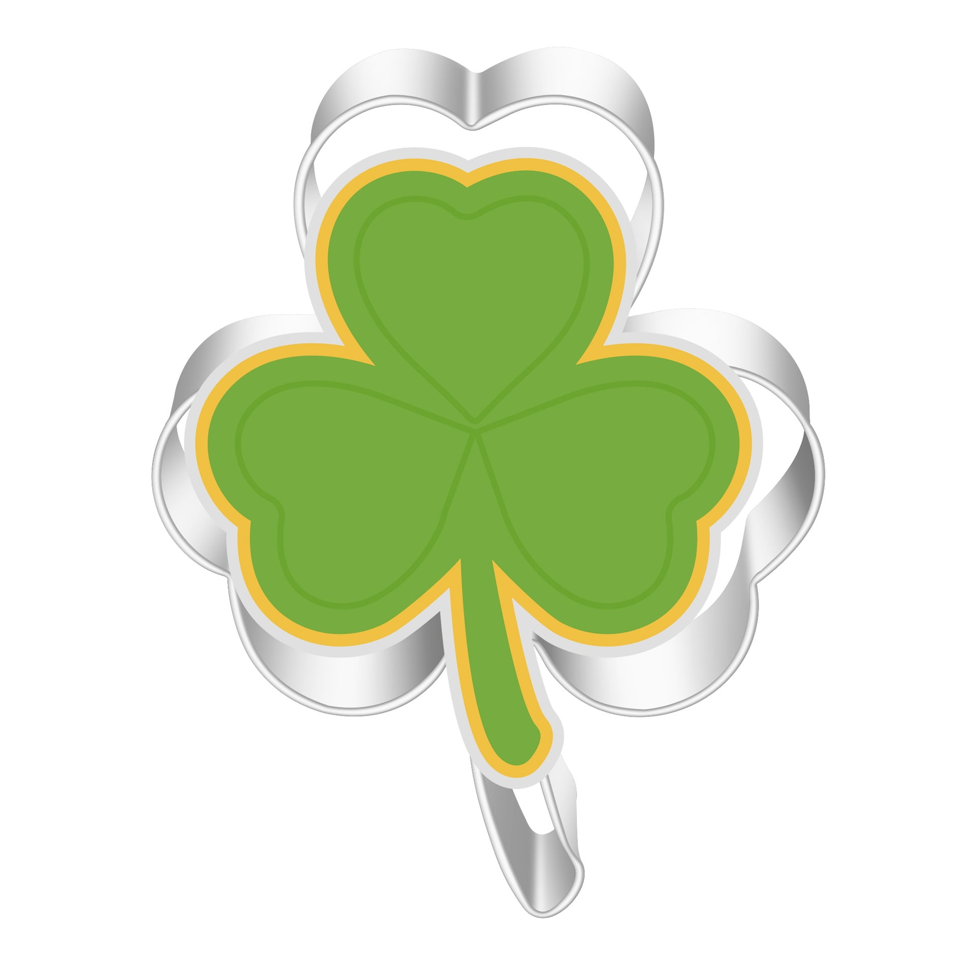 QIDITONG 4PCS Stainless Steel Cutters Shamrock and Clovers Shaped ...