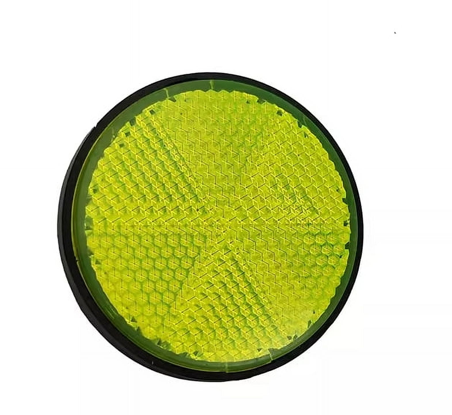 QIDITONG 4pcs Universal Motorcycle Reflectors Green Plastic Screw ...