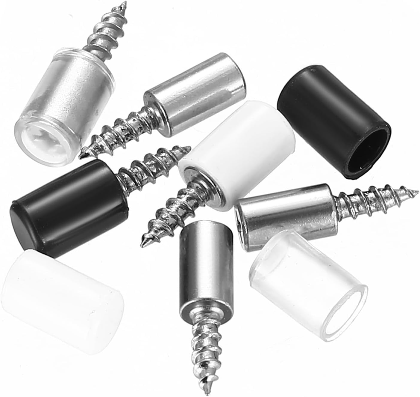 QIDITONG 50pcs Self Tapping Screw Shelf Support Pegs for Cabinet Closet ...
