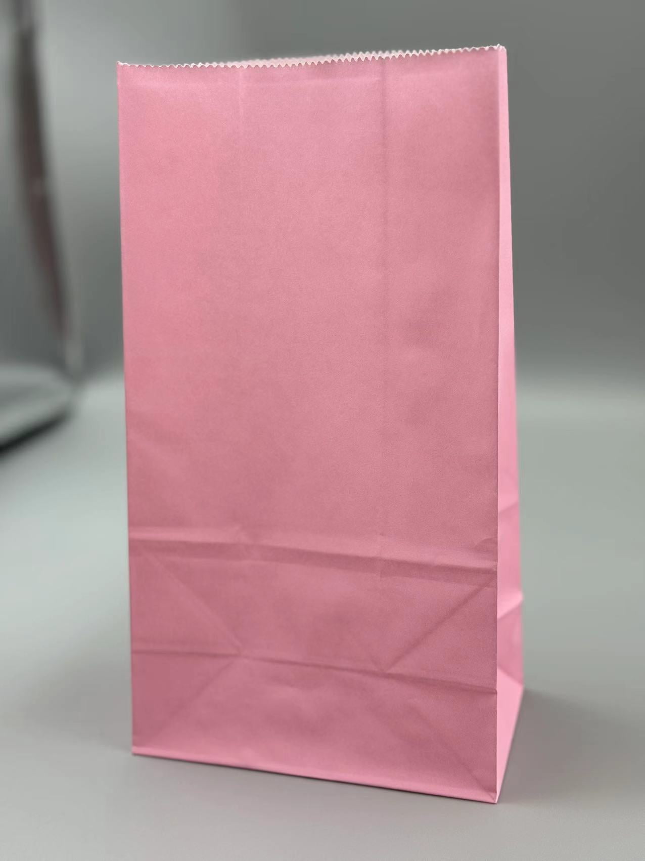 QIDITONG 50pcs Small kraft paper Paper Bags Party Favors Reusable Lunch ...