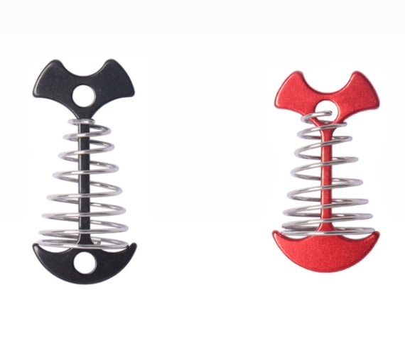 QIDITONG 6pcs Fishbone Deck Anchor Pegs Adjustable Aluminum Alloy ...