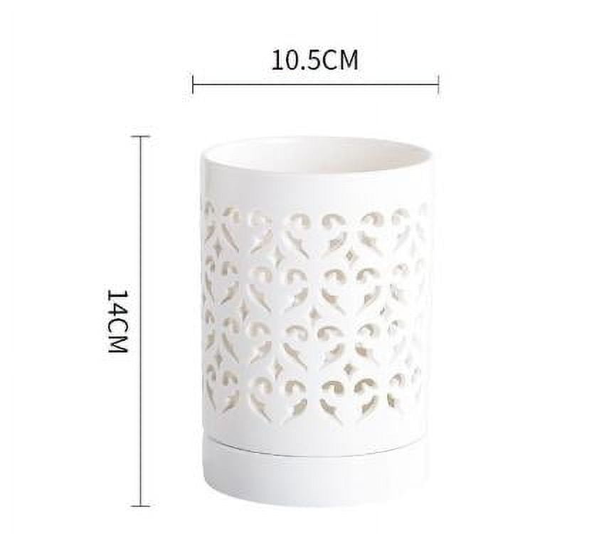 QIDITONG Ceramic Orchid Pot Indoor Flower Pot Hollow Orchid Planter ...