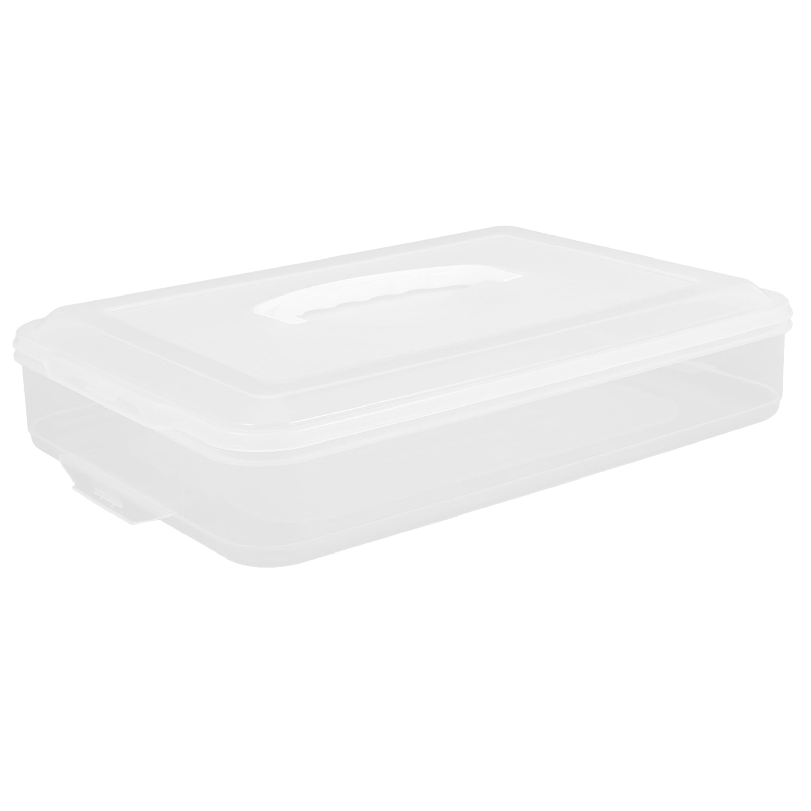 QIDITONG Clear Dumpling Storage Box With Lid Freezer Food Container ...