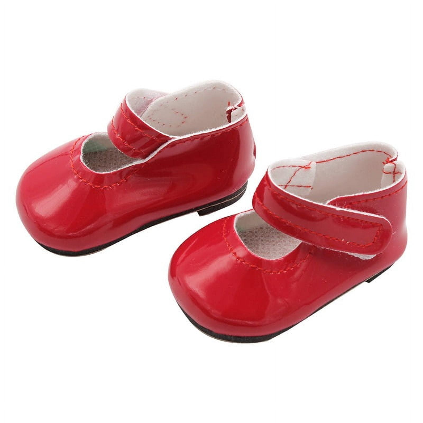 QIDITONG Doll Dress Up Shoes Accessories Miniature Pu Leather Shoes ...
