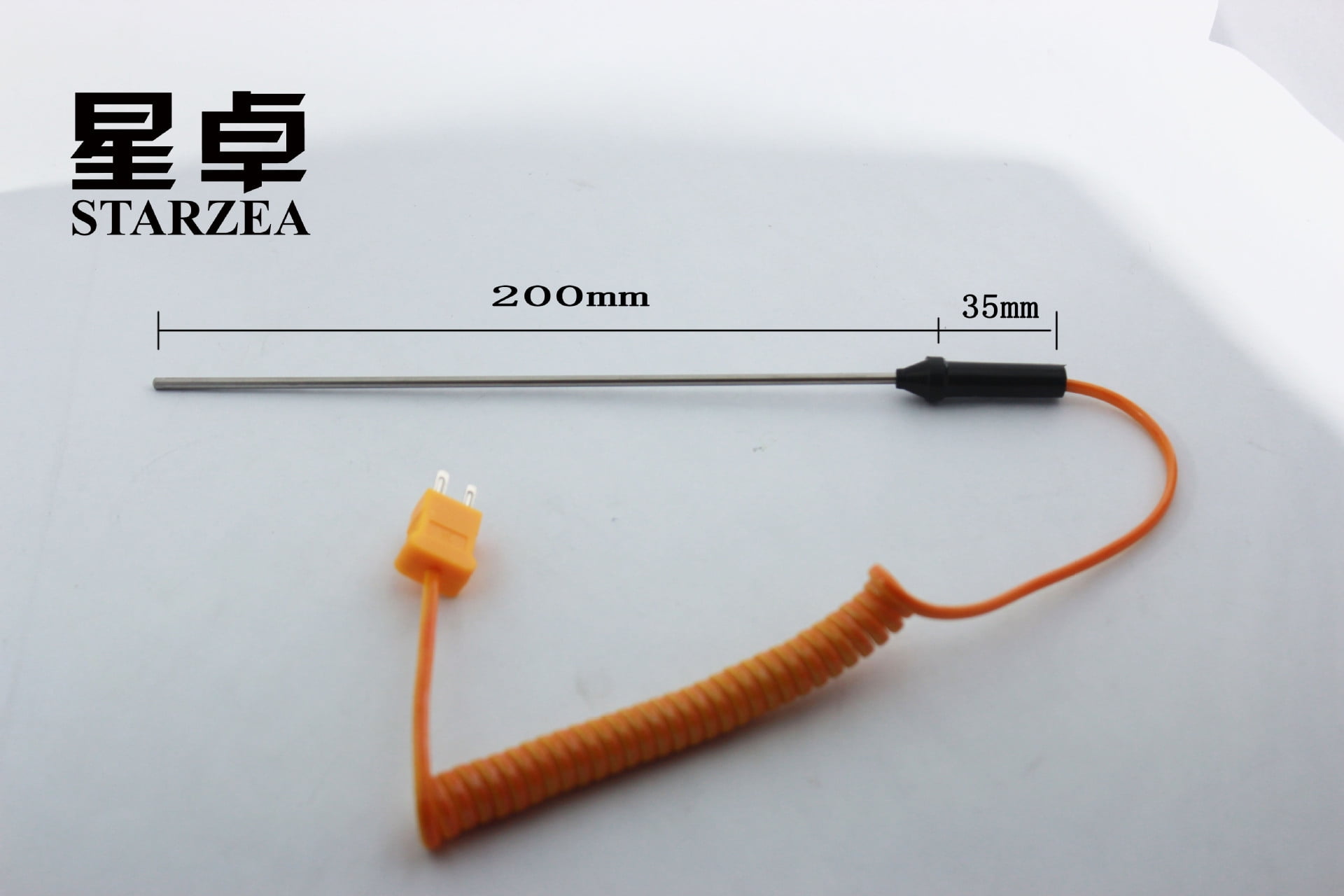QIDITONG Handheld K Type Thermocouple Probe Stainless Steel Temperature ...