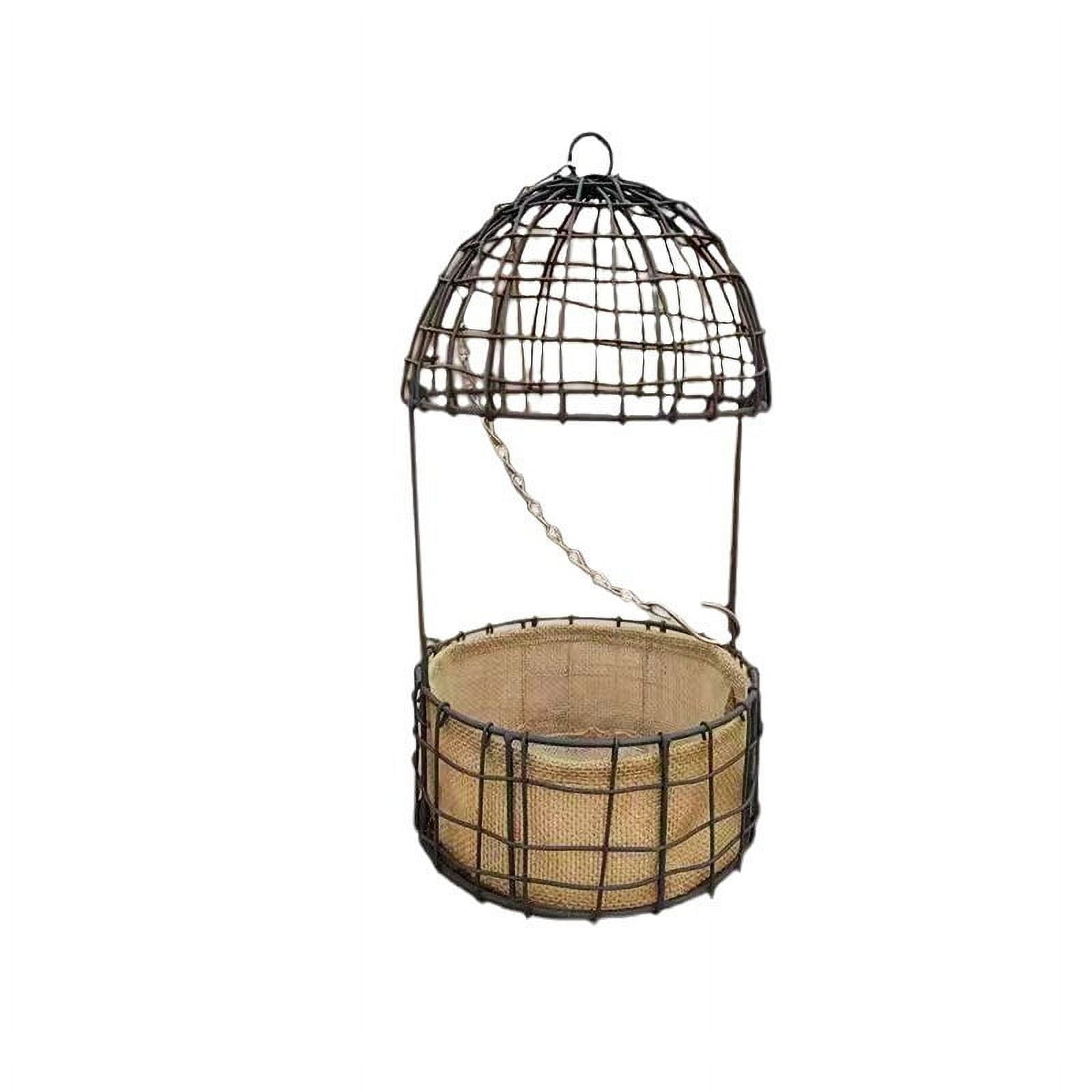 QIDITONG Metal Hanging Basket for Outdoor Plants Balcony Planter Holder ...