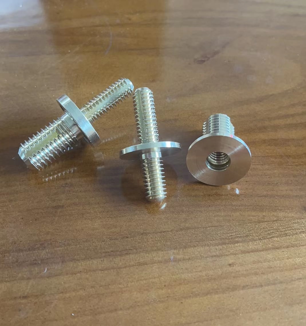 QIDITONG Pool Snooker Cue Screws 3/4 Walking Cane Wood Stick Brass ...