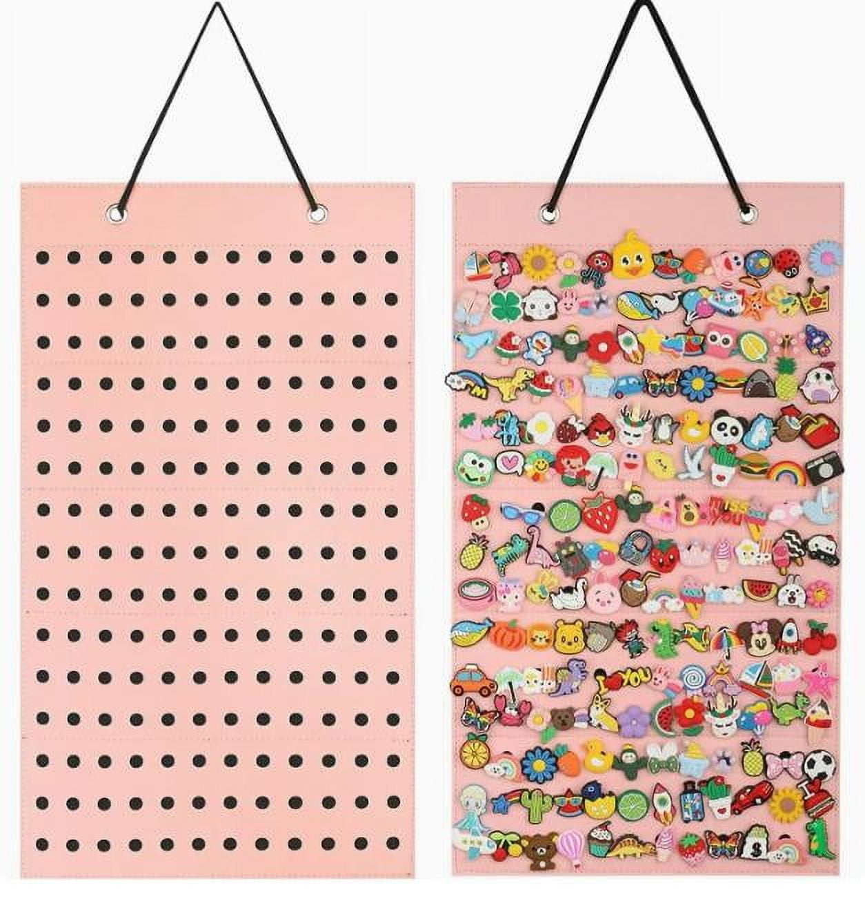 QIDITONG Portable Felt Shoe Charm Organizer For Collectors Wall Mounted ...