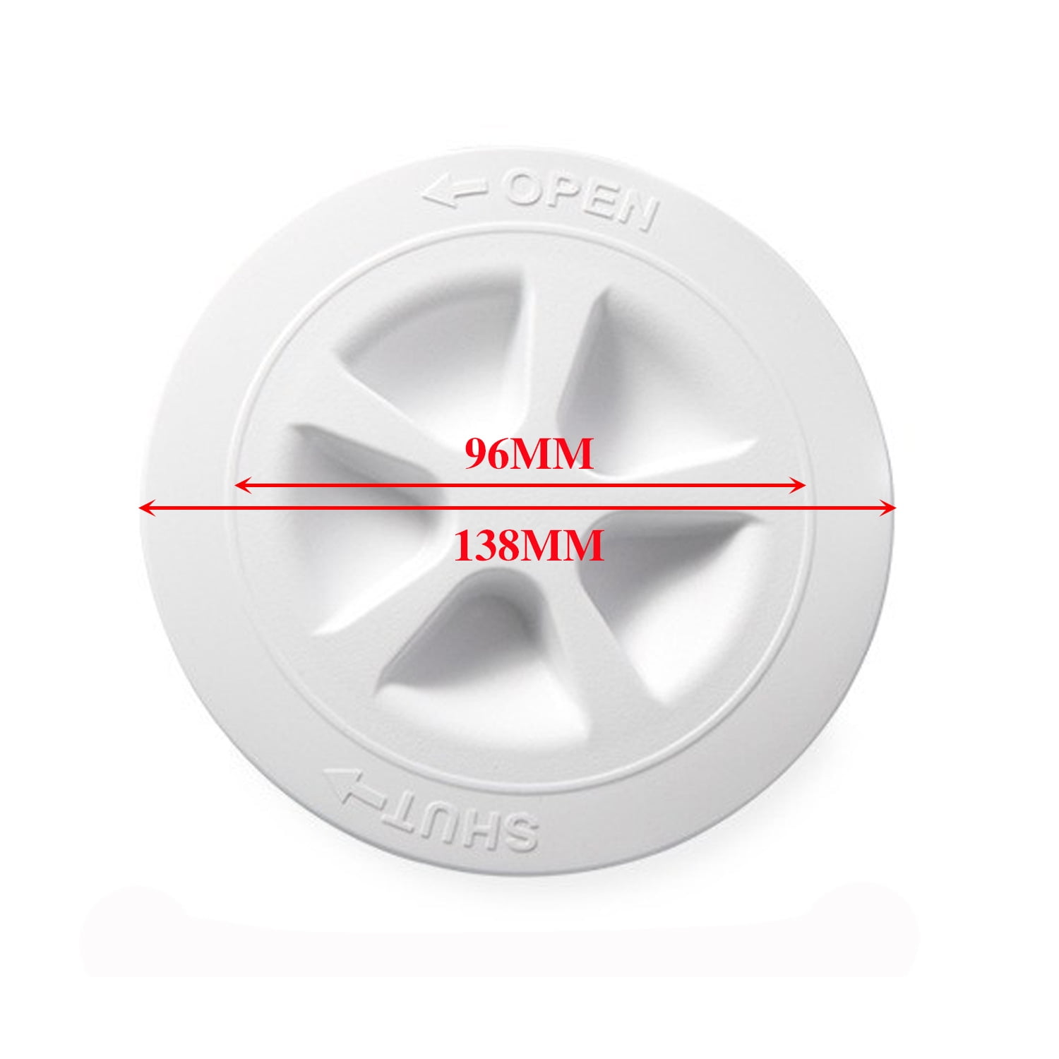 QIDITONG Round Deck Plate Nonslip Boat Inspection Hatch Plate Marine ...