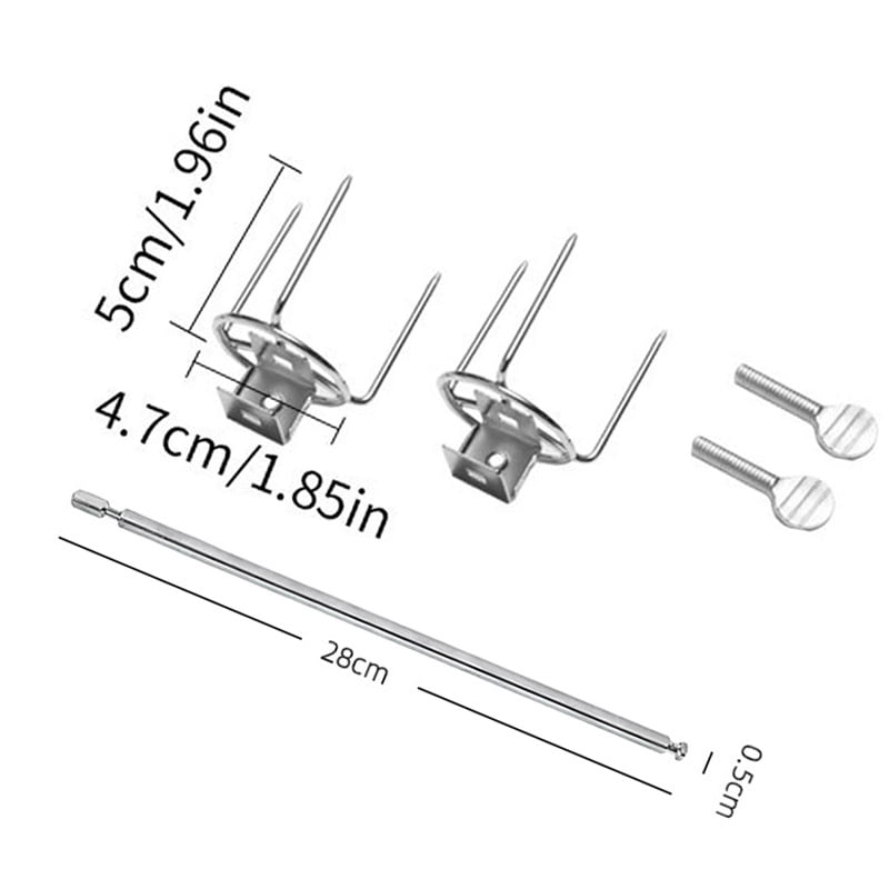 QIDITONG Stainless Steel Turkey Roasting Rack for Oven Rotisserie ...