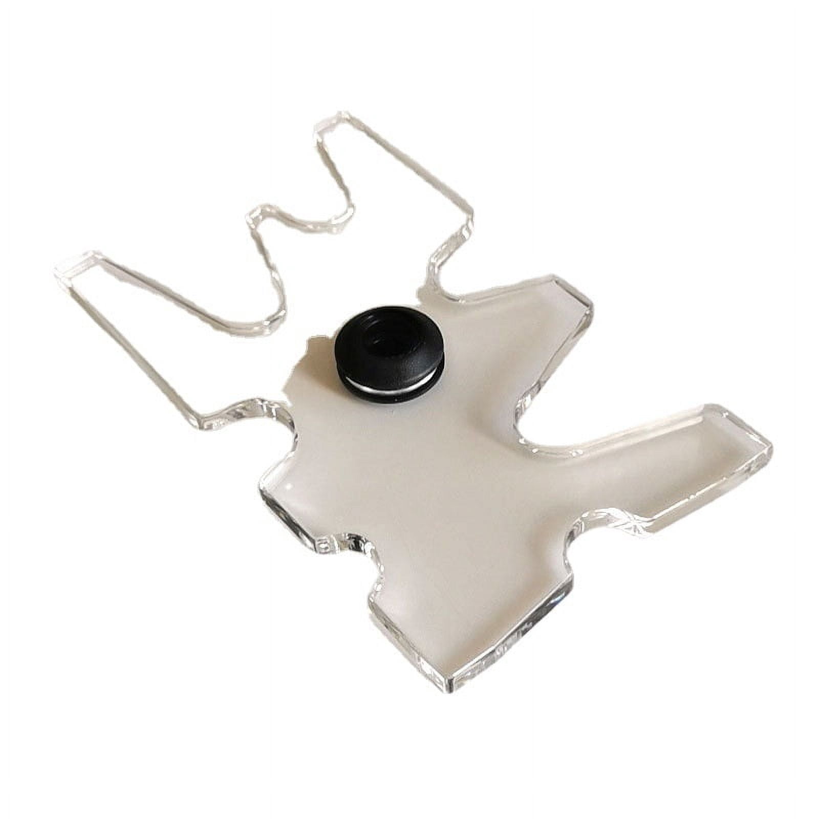 QIDITONG Transparent Cue Rack Acrylic Bridge Head Billiard Tool ...