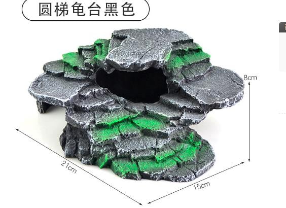 QIDITONG Turtle Basking Platform Turtle Tank Decor Reptile Habitat ...
