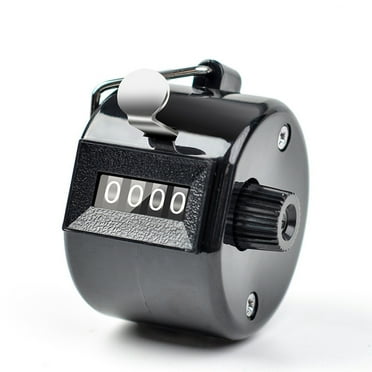 MaxGear Metal Handheld Tally Counter 4-Digit Number Count Clicker ...