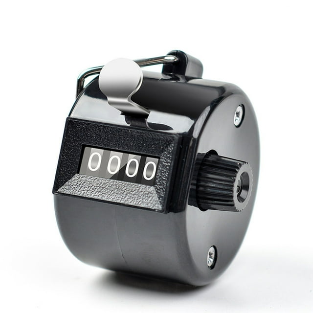 QIEZHON Metal Handheld Tally Counter 4-Digit Number Count Clicker ...