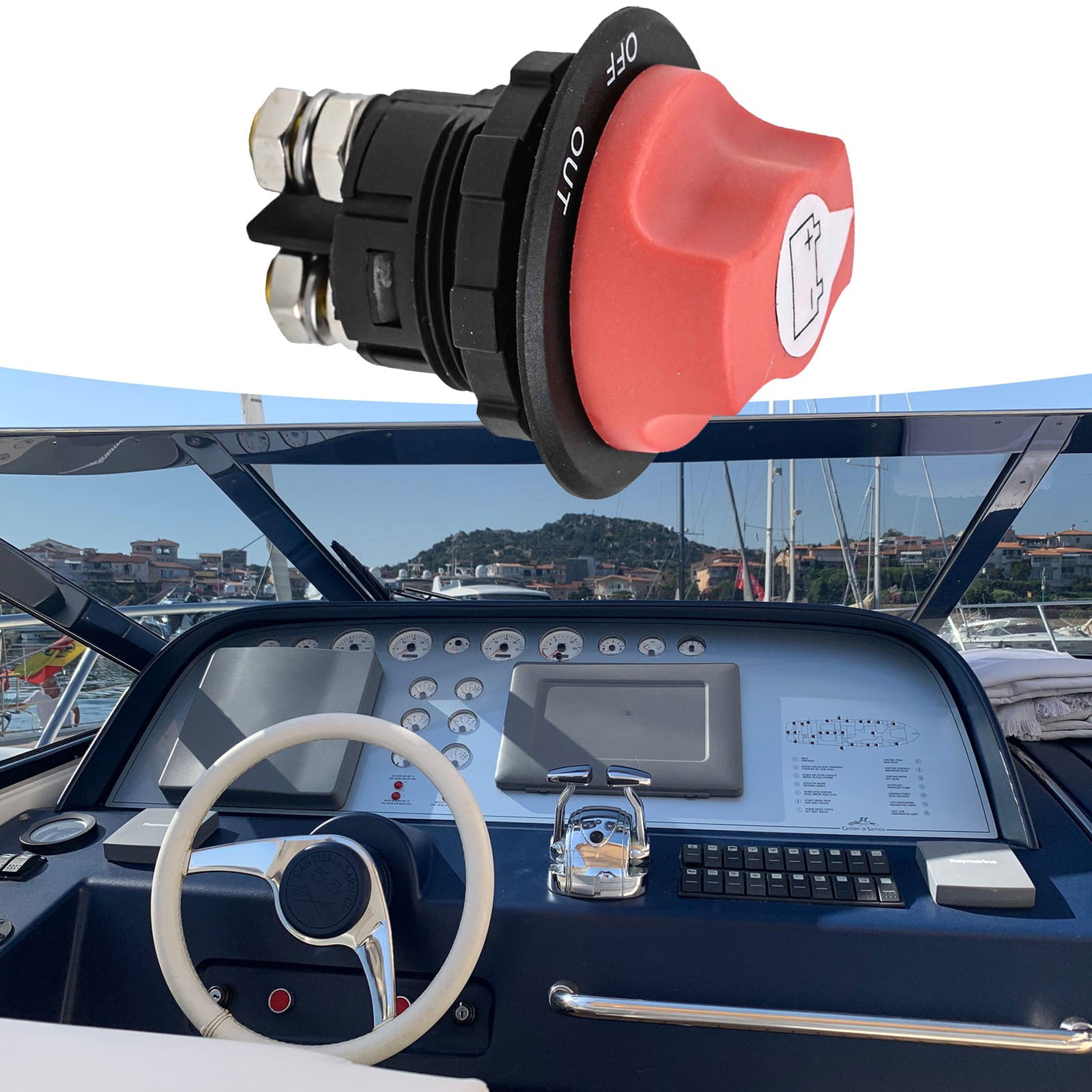 QIFEI 100A Car Battery Isolator Switch 32 V ON-Off Waterproof for Car ...