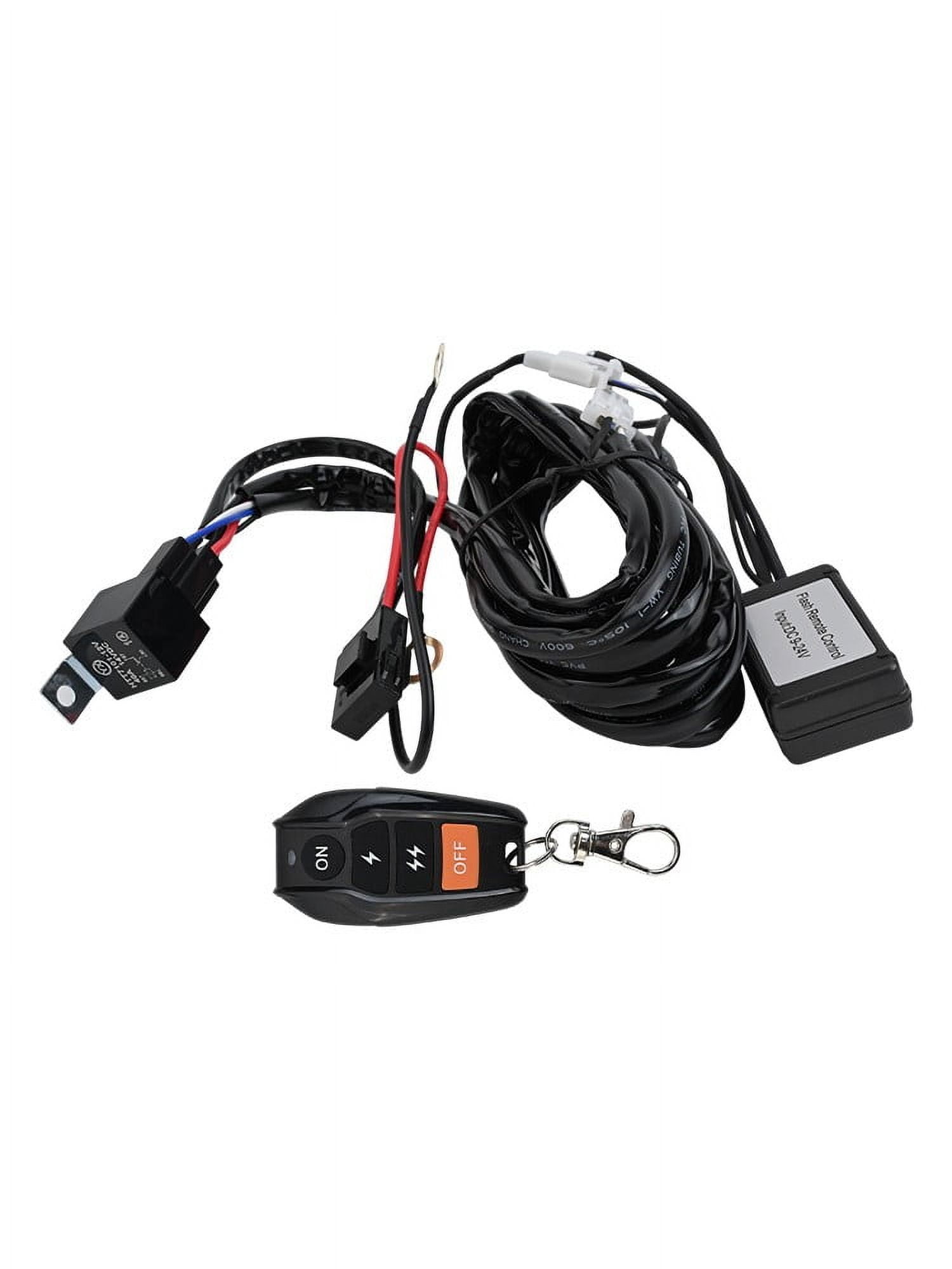 QIFEI 12V/24V 1200W Controllable High Power Relay Switch Wire Group ...