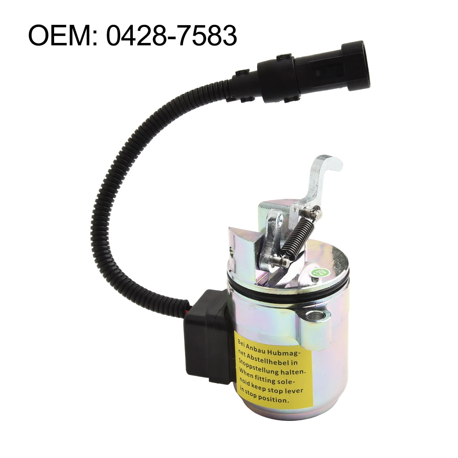 QIFEI 12V Fuel Shut Off Solenoid 04287116 04102390 For Deutz Engine ...