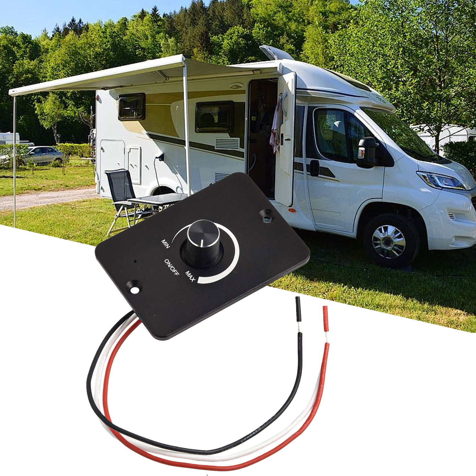 QIFEI 12V for PWM LED Light Dimmer Switch For Car RV Camper Motorhome ...