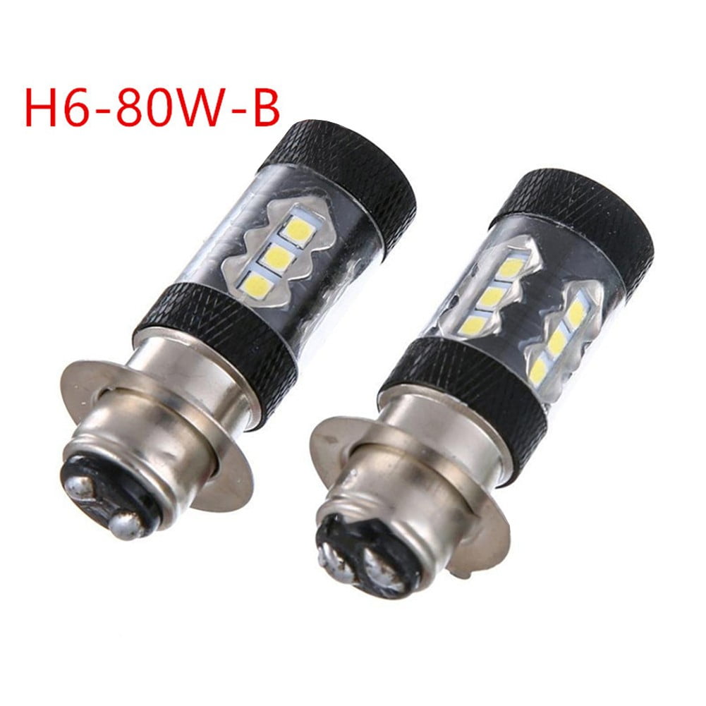 QIFEI 2 Pack 80W LED for Ultra White Bulbs For Honda 250 300 400 450 ...