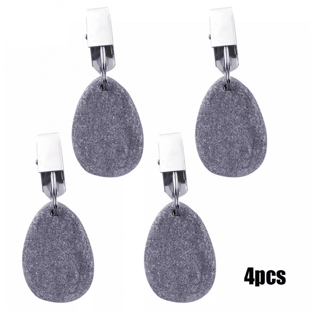 QIFEI 4 Pcs Tablecloth Weights, Marble Stone Table Cloth Weights Indoor ...