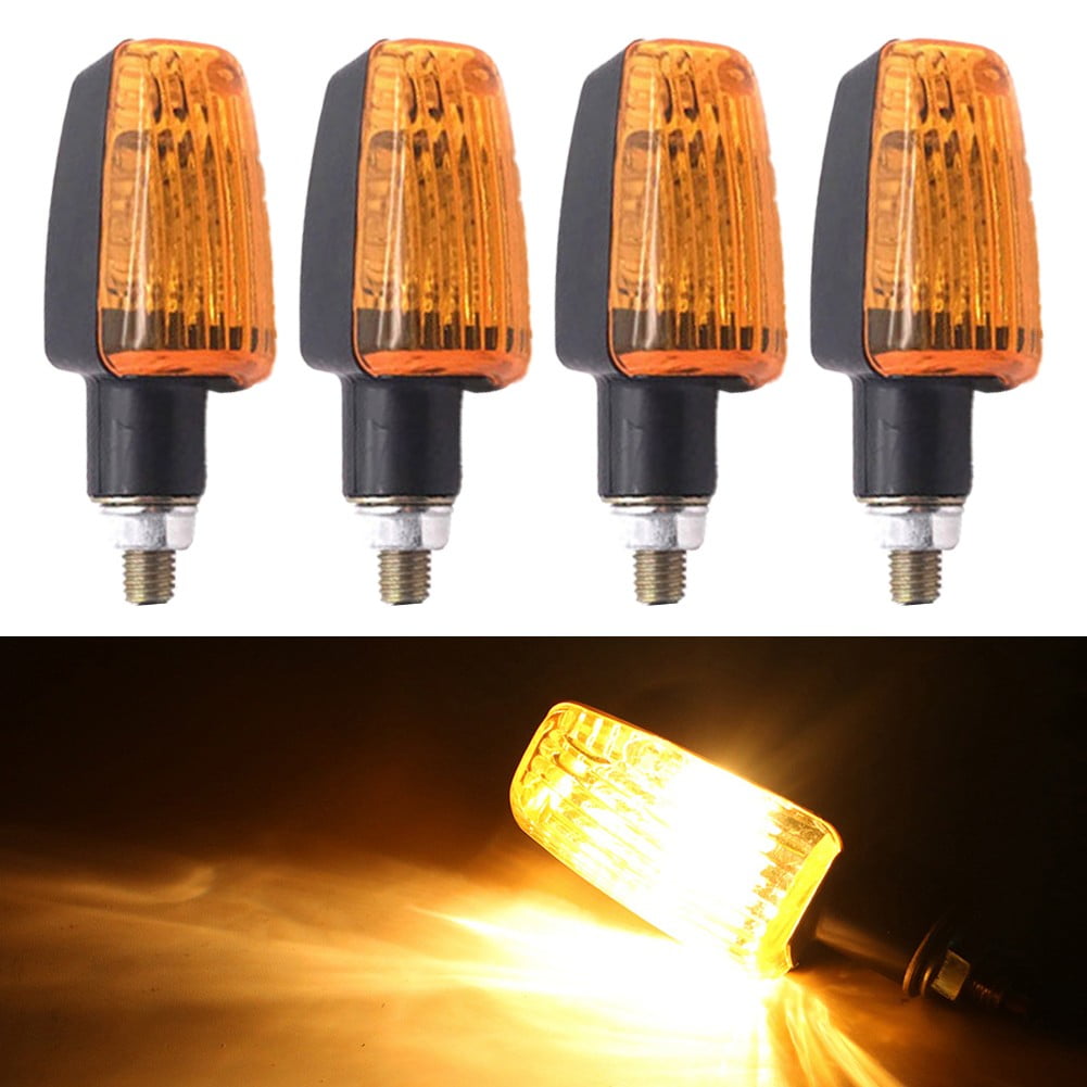 QIFEI 4x Turn Signal Indicator Blinker Amber 8W Motorbike Indicator ...