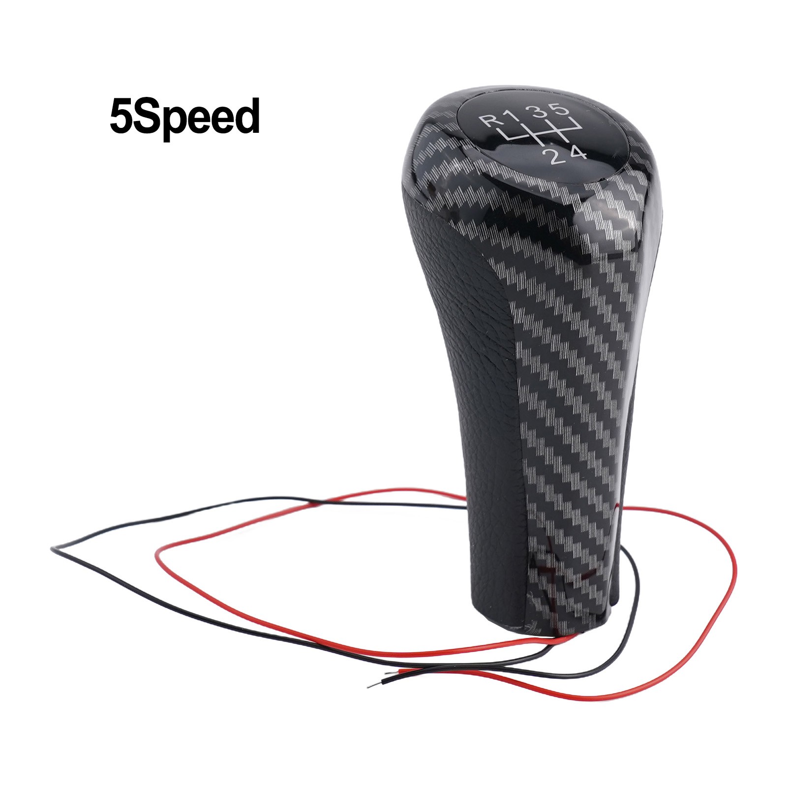 QIFEI 5/6 Speed Gear Shift Knob Shifter W/LED Light For BMW E46 E90 E91 ...