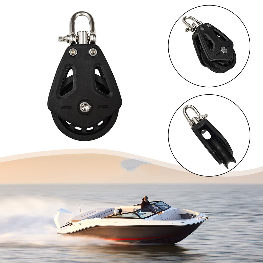 QIFEI Heavy Pulley Block Single Pulley Rotating Grille for Sailboat ...