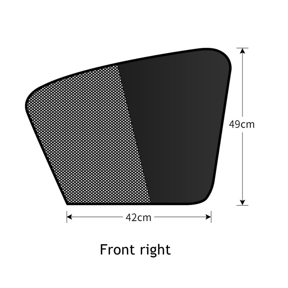 QIFEI Magnetic Car Side Window Sun Shade Cover Visor Mesh Shield UV ...