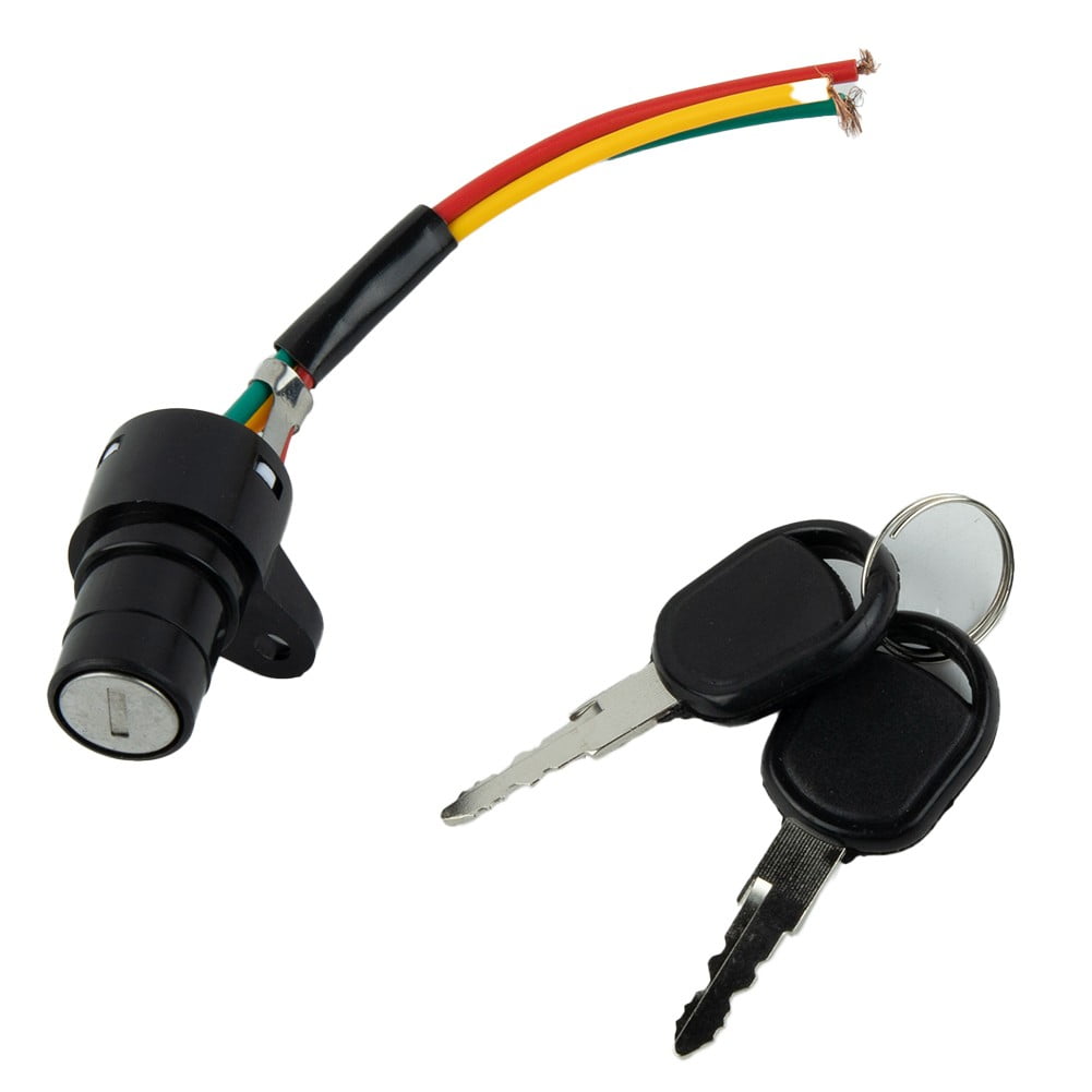 QIFEI Motorcycle Ignition Key Switch 3 wire On/Off Car Motorbike ...