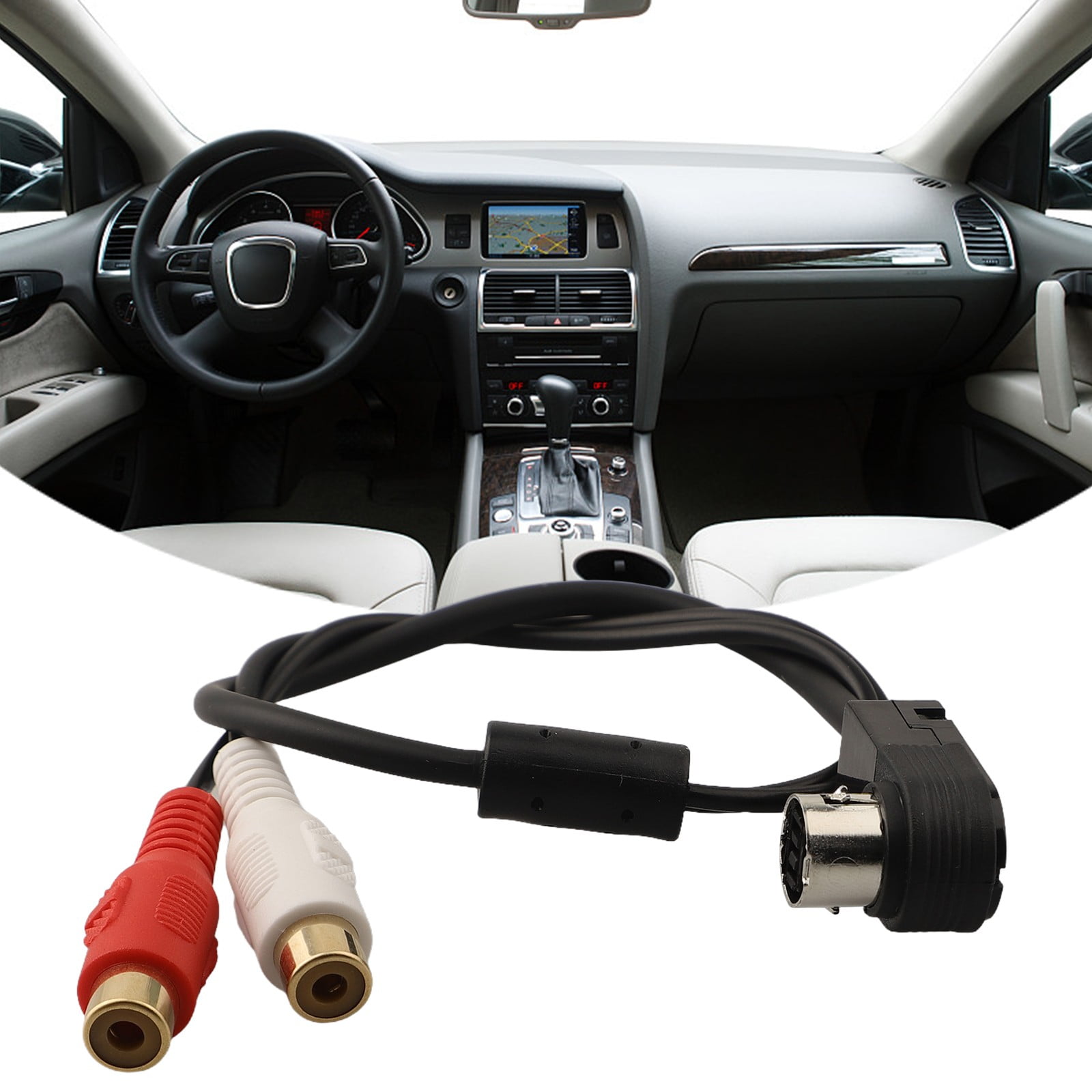 QIFEI New Aux Input Car Audio Cable Line Adapter Car For Alpine KCA ...