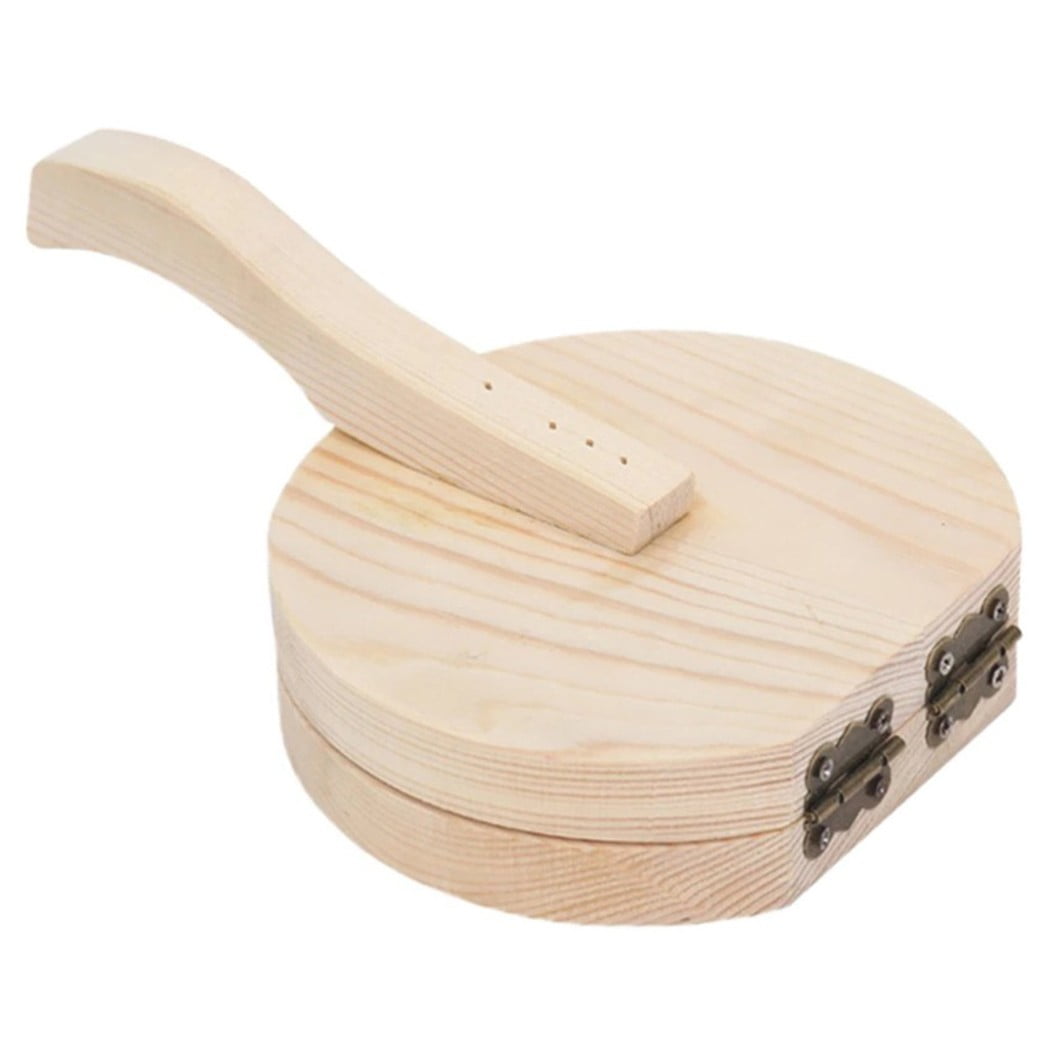 QIFEI Wooden Tortilla Press Maker, Heavy Duty Tortillera Pataconera ...