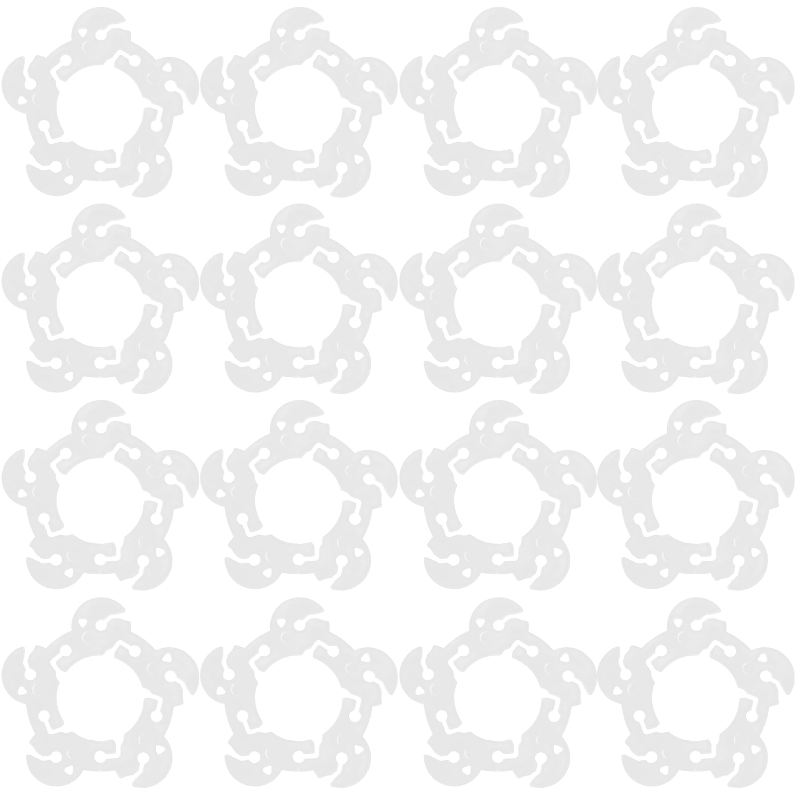 QIFULL balloon sealing clip locks Balloons Clips White 100pcs - Walmart.com