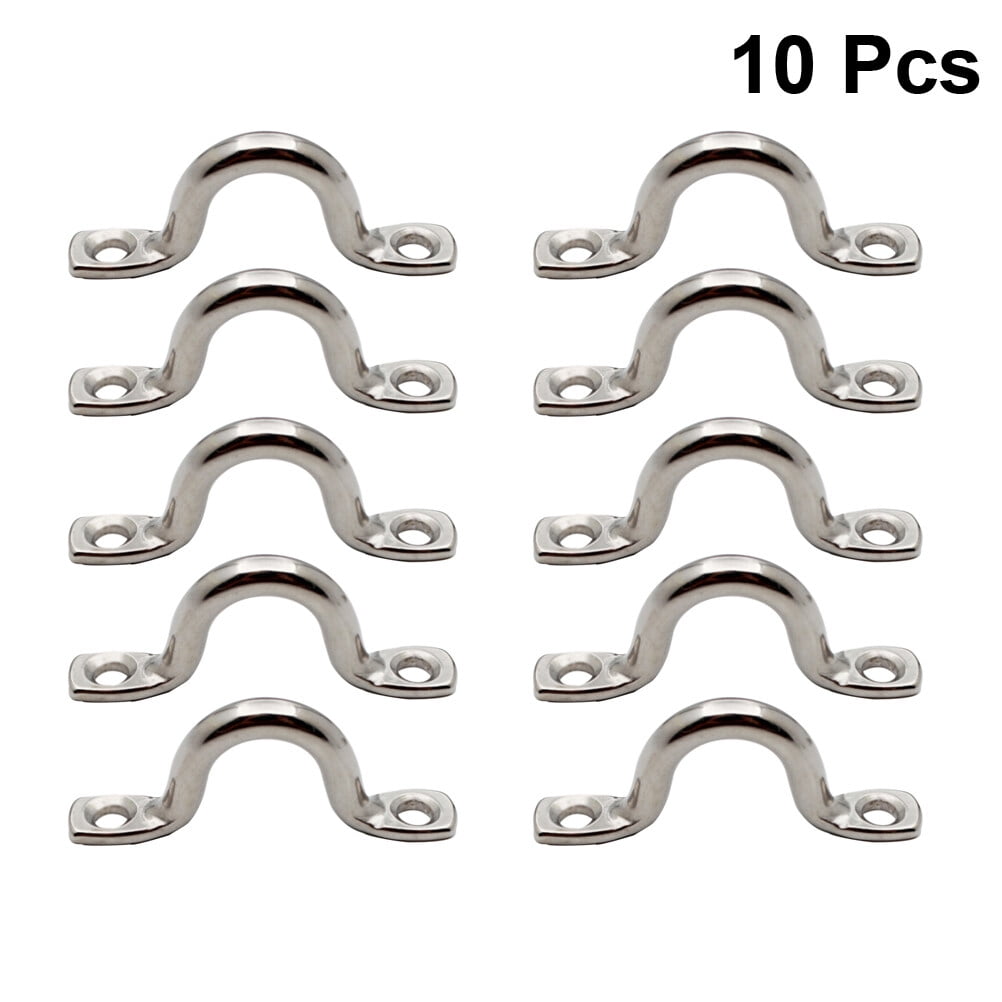 QIFULL 10Pcs Boat Accessories Hump Shape Stainless Steel Handle for ...