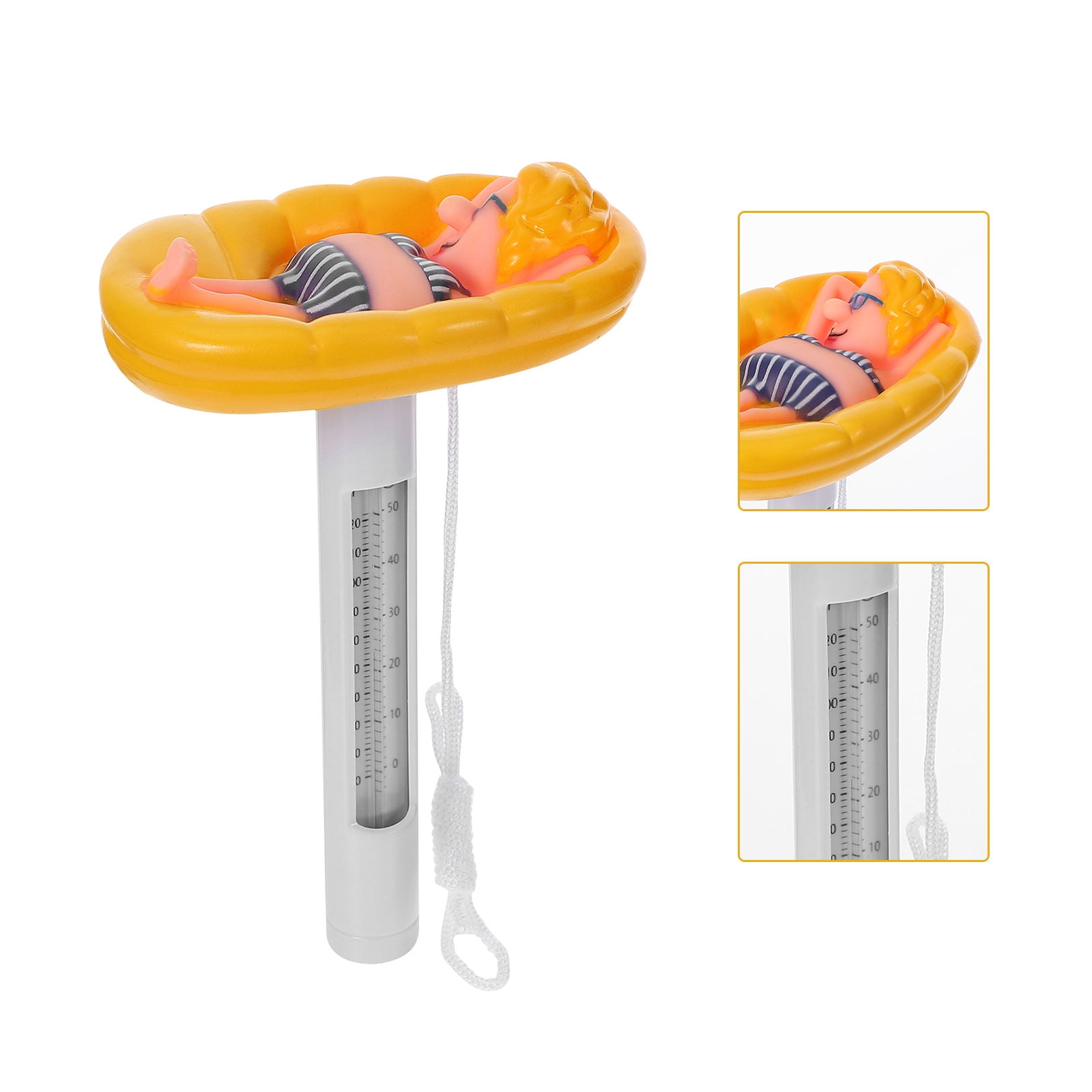 QIFULL 1Pack Lake Thermometer Water Thermometer Assorted Color Plastic ...