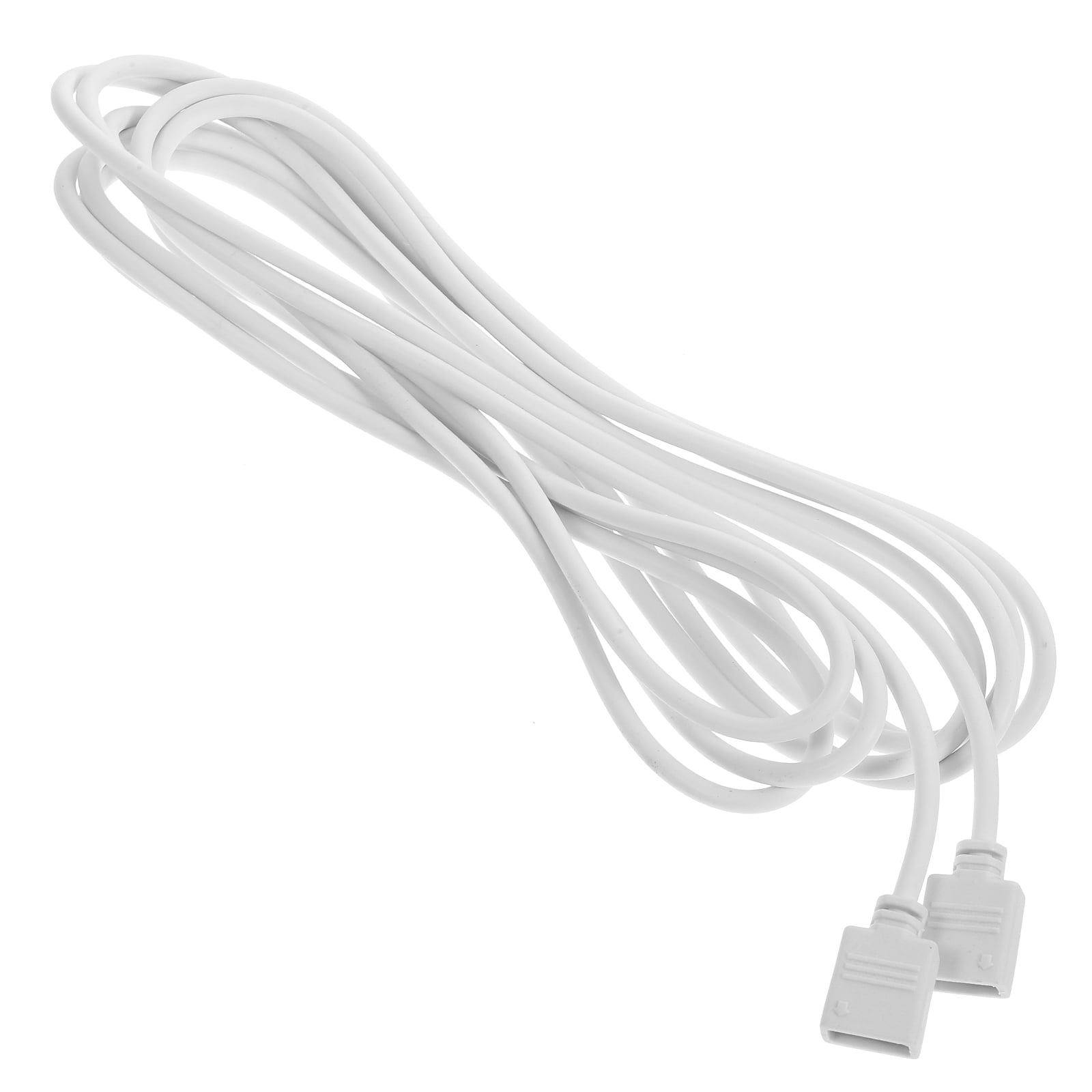 QIFULL Led Strip Extension Led Connector Rgb Extended Cord White Pvc ...