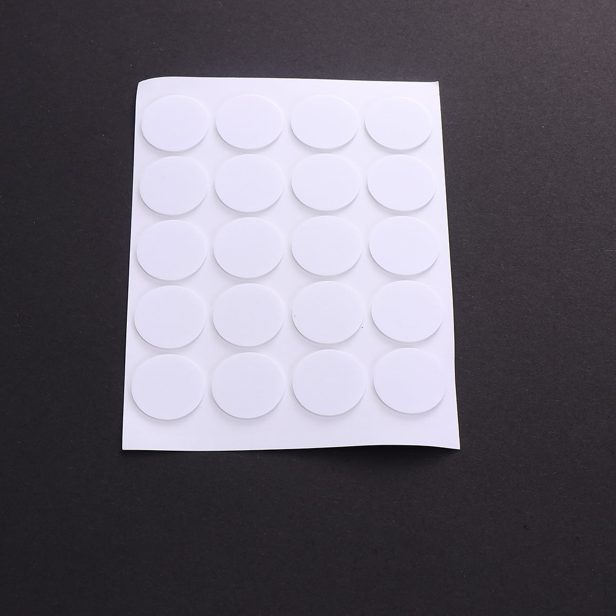 QIFULL 20 Sheets/Total 400pcs Light Cover Stickers White Glue Double ...