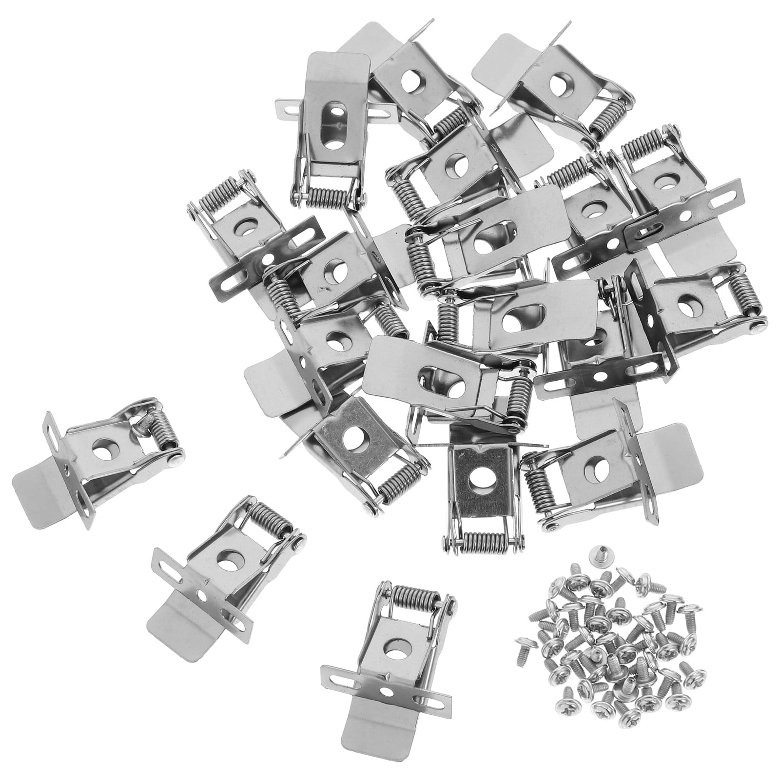 QIFULL Light Bulb Retaining Spring Clamps Recessed Light Clips 20Set ...